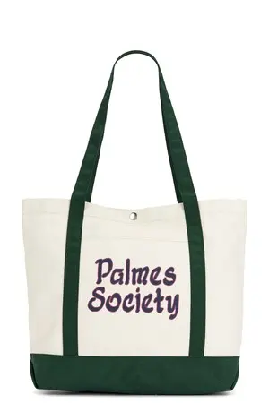 PALMES Medium Tote Bag - Dark Green