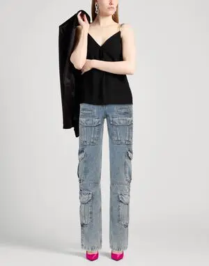 Givenchy Cotton Denim Cargo Jeans