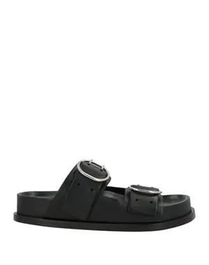 JIL SANDER Calfskin Sandals - Black