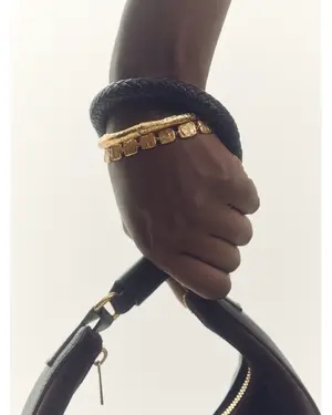 REISS Millie Molten Square Bracelet