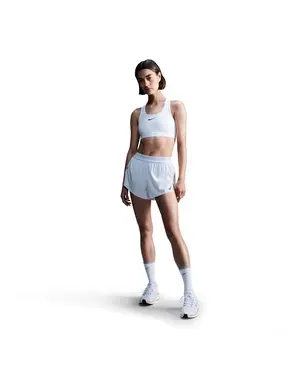 Nike Racerback Support Sports Bra - White/black