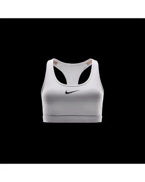 Nike Racerback Support Sports Bra - White/black