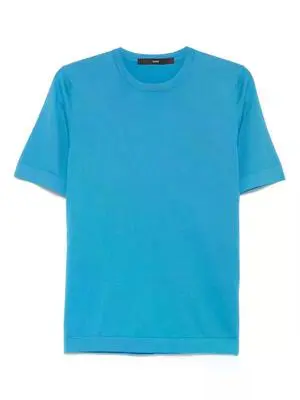 SAPIO Fine-knit T-shirt Blue