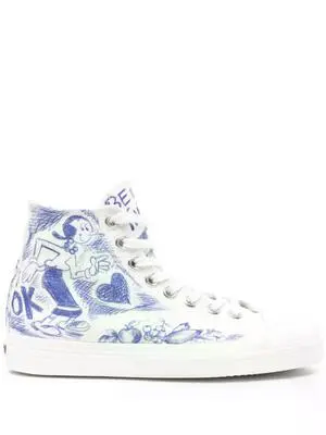 Moschino Printed Sneakers