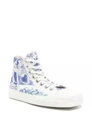 Moschino Printed Sneakers
