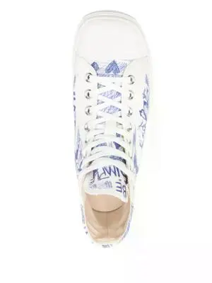 Moschino Printed Sneakers