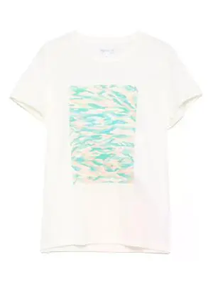 AGNES B. Graphic-print T-shirt - Neutrals