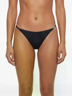 Philipp Plein Embellished Swimwear Bottoms - Black