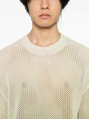 REPRESENT Open Gauge Knit Jumper - Neutrals