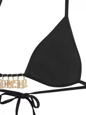 Philipp Plein Charm-detail Triangle Bikini Top