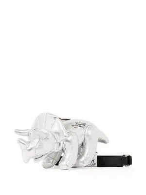 Mihara Yasuhiro Mini Triceratops Shoulder Bag - Silver