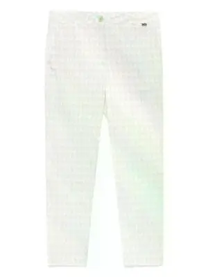 MARCCAIN Geometric-print Trousers - White