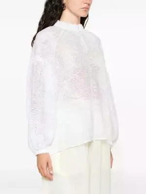 MARCCAIN Leaf-motif Blouse