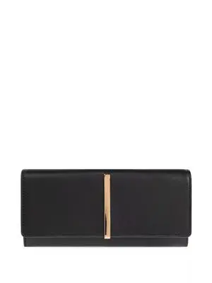 TOD'S Engraved-logo Leather Wallet - Black