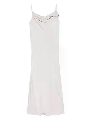 RECTO Drapery Neckline Slip Dress