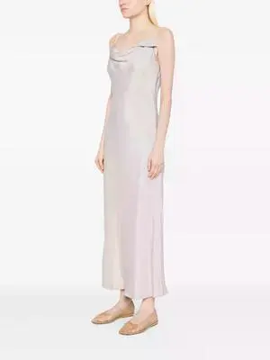 RECTO Drapery Neckline Slip Dress