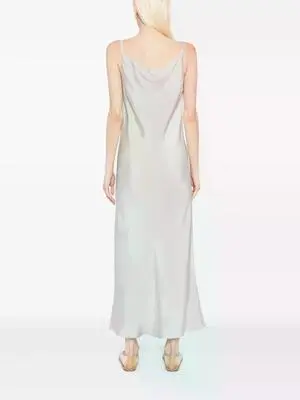 RECTO Drapery Neckline Slip Dress