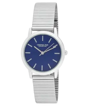 London Fog Elton Alloy Expansion Watch - Silver