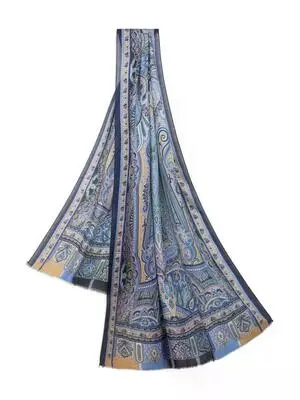 Etro Patterned Cashmere Scarf