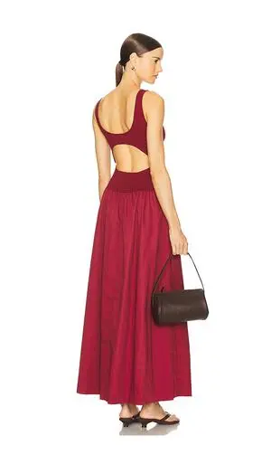 ST. AGNI Bateau Cut Out Dress