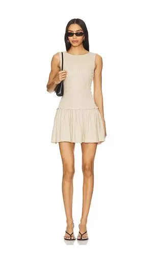 Tularosa Laura Mini Dress - Neutral
