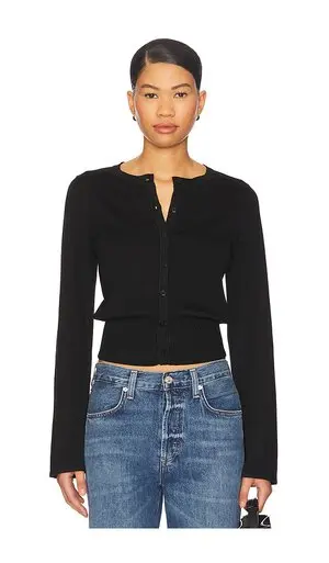 SNDYS. August Button Down Top - Black