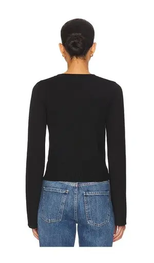 SNDYS. August Button Down Top - Black