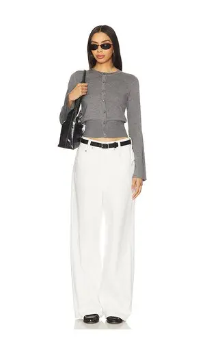 SNDYS. August Button Up Top - Grey