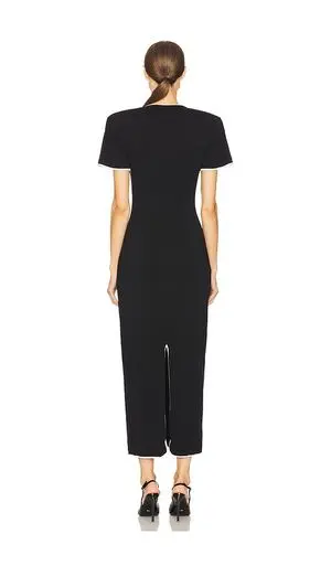 ROWEN ROSE Cut Out Maxi Dress - Black