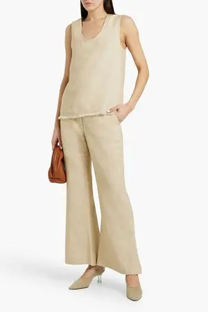 BY MALENE BIRGER Caras Linen-blend Flared Pants