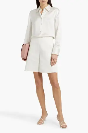 BY MALENE BIRGER Marrian Duchess-satin Shorts