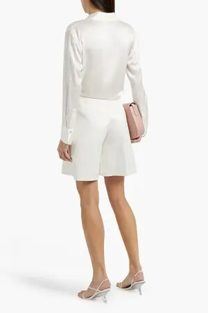 BY MALENE BIRGER Marrian Duchess-satin Shorts
