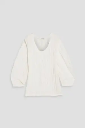 BY MALENE BIRGER Mikala Linen-gauze Top