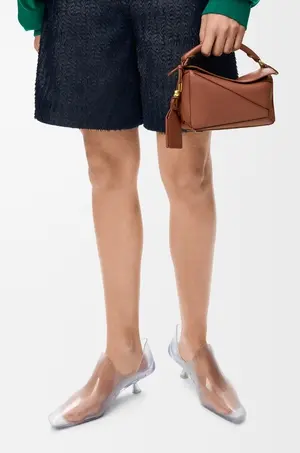 Loewe Mini Featherlight Puzzle Bag Pecan