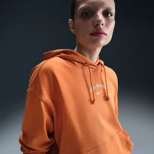 Nike Club América Phoenix Fleece Special Edition Soccer Oversized Pullover Hoodie Orange