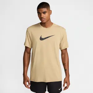 Nike Swim Hydroguard Short-Sleeve Top Brown