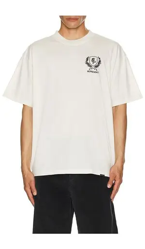 REPRESENT Crest Tee In White