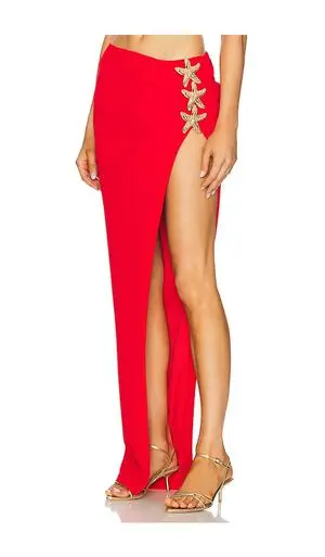 LOVERS AND FRIENDS Isolde Maxi Skirt - Red