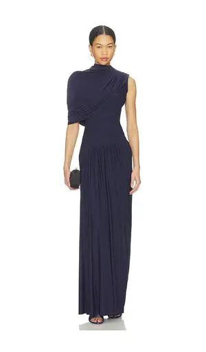 DEME BY GABRIELLA Bloom Maxi Dress - Blue