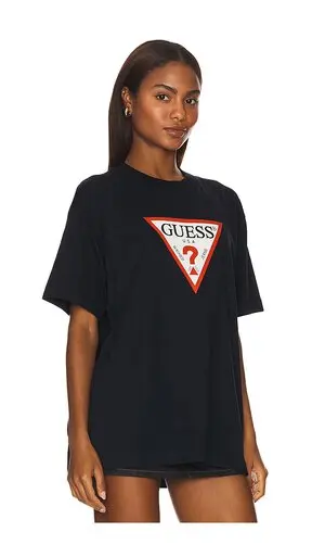 Guess Iconic Tee In Navy