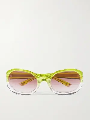 Gucci Green Framed Sunglasses