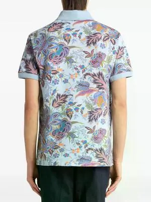 Etro Cotton Polo Shirt - Blue