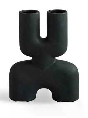 101 COPENHAGEN Mini Cobra Double Vase - Black