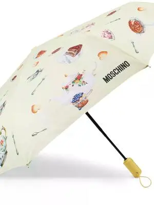 Moschino Desserts-print Umbrella