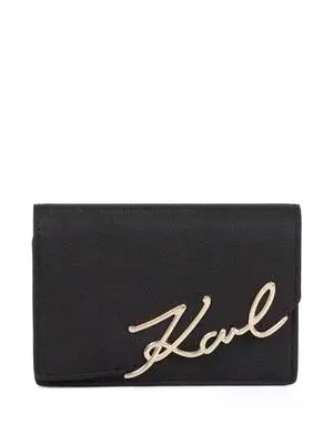 Karl Lagerfeld Signature Wallet - Black