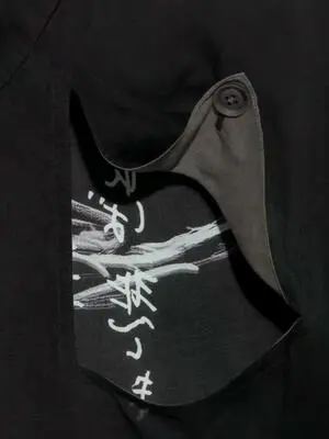 Yohji Yamamoto Cut Out-detail Blazer