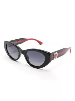 Gucci Web Stripe Sunglasses