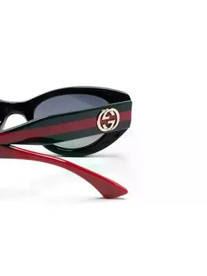 Gucci Web Stripe Sunglasses