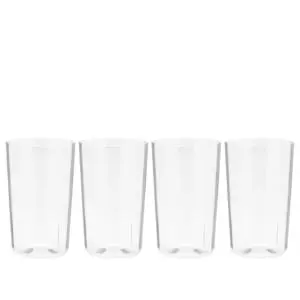 HAY Angle Glass Large Set Of 4 - Clear