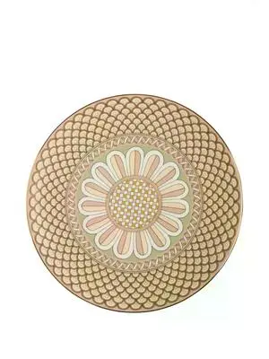 La DoubleJ Floral-print Platter - Pink